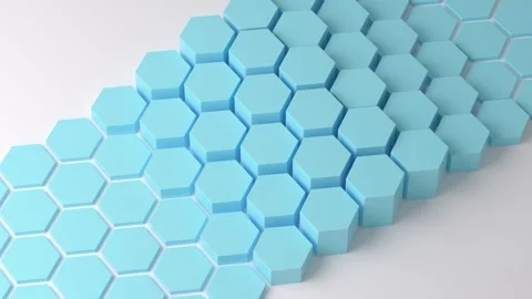 Blue Honeycomb Background Stock Footage ~ Royalty Free Stock Videos | Pond5