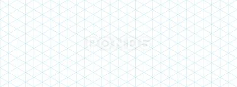 Blue isometric grid graph paper background. Seamless pattern guide backgrou.. ~ Clip Art #233377171