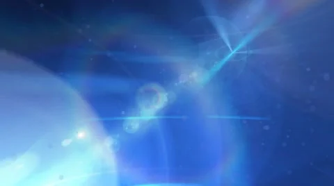 Blue Lens Flares Light Dust Particles Ab... | Stock Video | Pond5