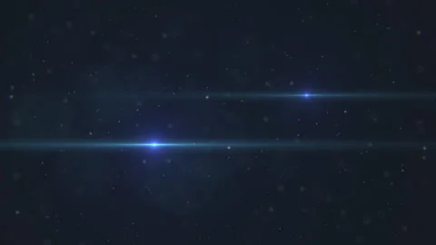 Blue light rays in particles and dust | Stock Video | Pond5