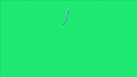 Blue lightning animation green screen ef... | Stock Video | Pond5