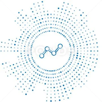 Blue line Graph, schedule, chart, diagram, infographic, pie graph icon ...