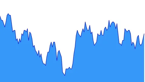 blue line graph on white background char... | Stock Video | Pond5