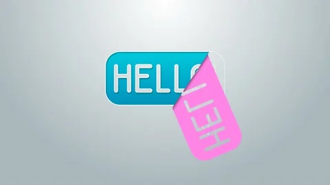 Hello In Different Languages Stock Video Footage | Royalty Free Hello ...