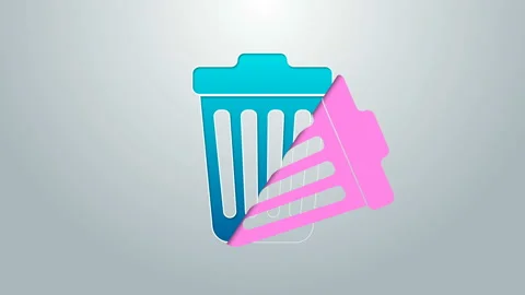 Trash Can Icon Stock Videos – Royalty-Free HD & 4K Videos | Page 5
