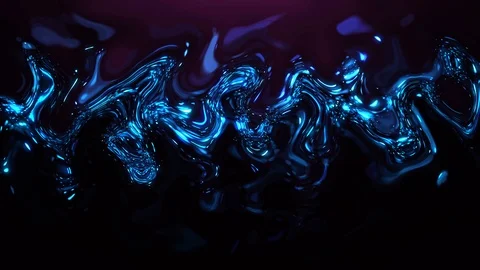 Blue Liquid Particles Background. Neon L... | Stock Video | Pond5
