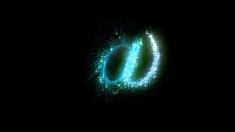 blue at mark symbols particle stroke lin... | Stock Video | Pond5