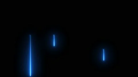 Blue meteor abstract light effect fallin... | Stock Video | Pond5
