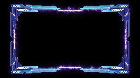 Blue Modern Twitch Overlay Stream Overla... | Stock Video | Pond5