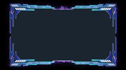 Blue Modern Twitch Overlay Stream Overla... | Stock Video | Pond5