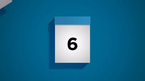 Calendar Pages Falling Stock Footage ~ Royalty Free Stock Videos | Pond5