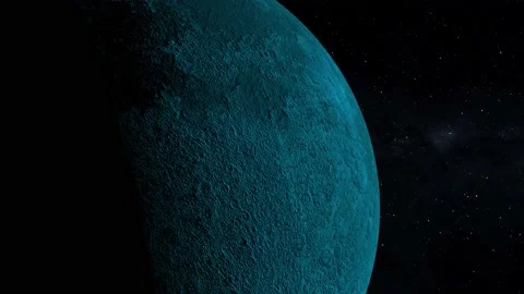 Blue Moon Space 3DCG Digital Animation M... | Stock Video | Pond5