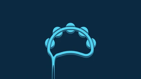 Blue Musical instrument percussion tambo... | Stock Video | Pond5