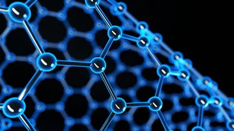 Blue nanotubes nanostructure loopable an... | Stock Video | Pond5