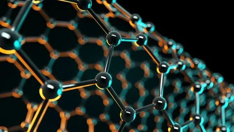 Blue nanotubes nanostructure loopable an... | Stock Video | Pond5