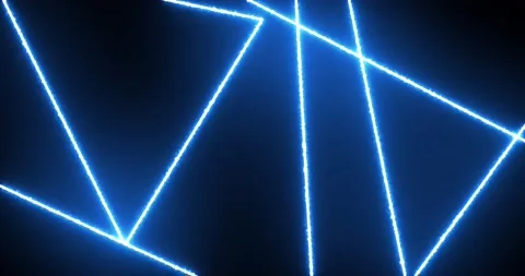Blue neon rays motion animation. Neon be... | Stock Video | Pond5