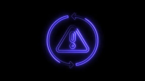 Blue Warning Stock Videos – Royalty-Free HD & 4K Videos