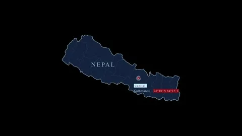 Nepal Capital Map