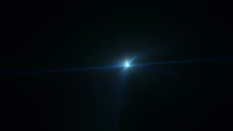 Blue optical lens flares animation for s... | Stock Video | Pond5