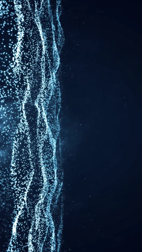 Blue Particle Abstract Ambient Backgroun... | Stock Video | Pond5