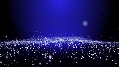 Blue Particles Background Loop 4K | Stock Video | Pond5