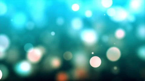 Blue Particles Moving Bokeh Effect Backg... | Stock Video | Pond5