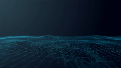 Blue plexus fantasy abstract technology ... | Stock Video | Pond5
