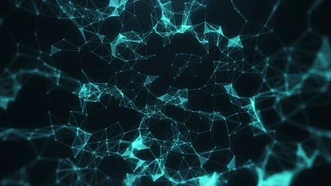 Blue Plexus Particles Background | Stock Video | Pond5
