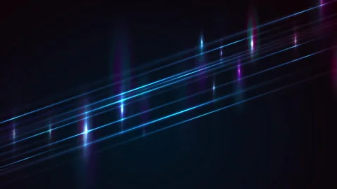 Blue purple neon laser lines abstract mo... | Stock Video | Pond5