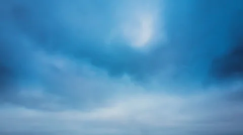 Blue rainy storm clouds motion backgroun... | Stock Video | Pond5