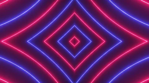 Blue red color square zoom in background... | Stock Video | Pond5