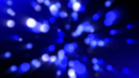 Blue rotating particle cloud background ... | Stock Video | Pond5
