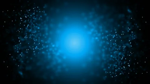 Blue screen with animated dots on the sc... | Stock Video | Pond5