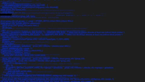 Blue screen coding hacker concept animat... | Stock Video | Pond5