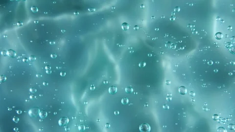 Blue serum texture, clear liquid gel bac... | Stock Video | Pond5