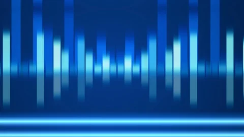 Blue sound wave background motions | Stock Video | Pond5