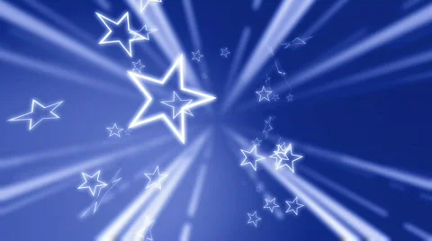 blue star background | Stock Video | Pond5