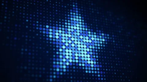 Blue Star Animation Stock Video Footage | Royalty Free Blue Star ...