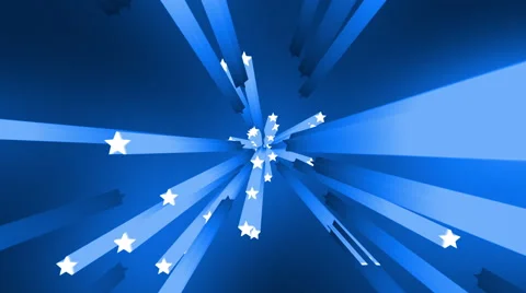 Blue Stars Background Loop 4K | Stock Video | Pond5