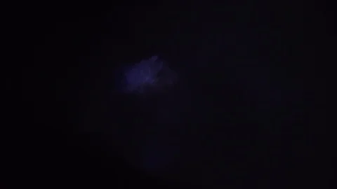 Blue sulfur fire of Mount Kawah Ijen vol... | Stock Video | Pond5