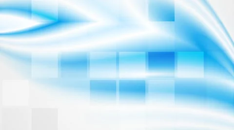 Blue tech abstract wavy video animation | Stock Video | Pond5