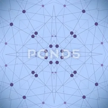 Blue Technology Background with Particles ~ Clip Art #63405807