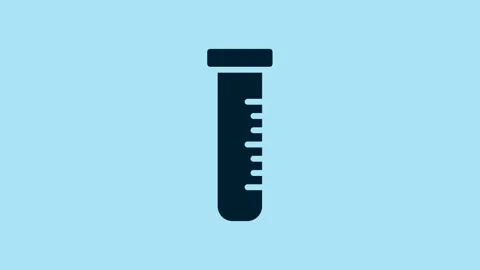 Blue Test tube and flask chemical labora... | Stock Video | Pond5
