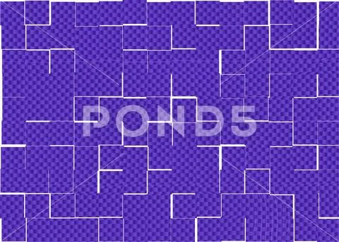 Blue textured tiles form a maze wallpaper: Royalty Free #124620474