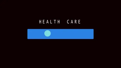 Blue theme health care loading circle an... | Stock Video | Pond5