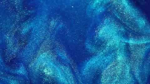 blue thick liquid with a pearly sheen. a... | Stock Video | Pond5