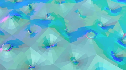 blue turquoise low poly animated backgro... | Stock Video | Pond5