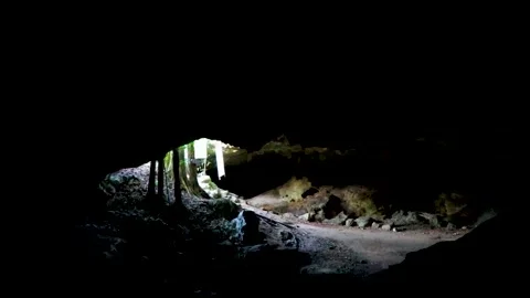 Blue turquoise water limestone cave sink... | Stock Video | Pond5