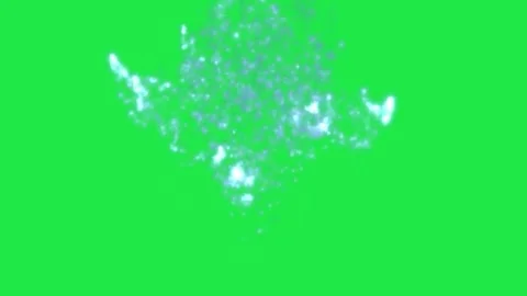 Blue Water Bubbles Magic Splash Transiti... | Stock Video | Pond5