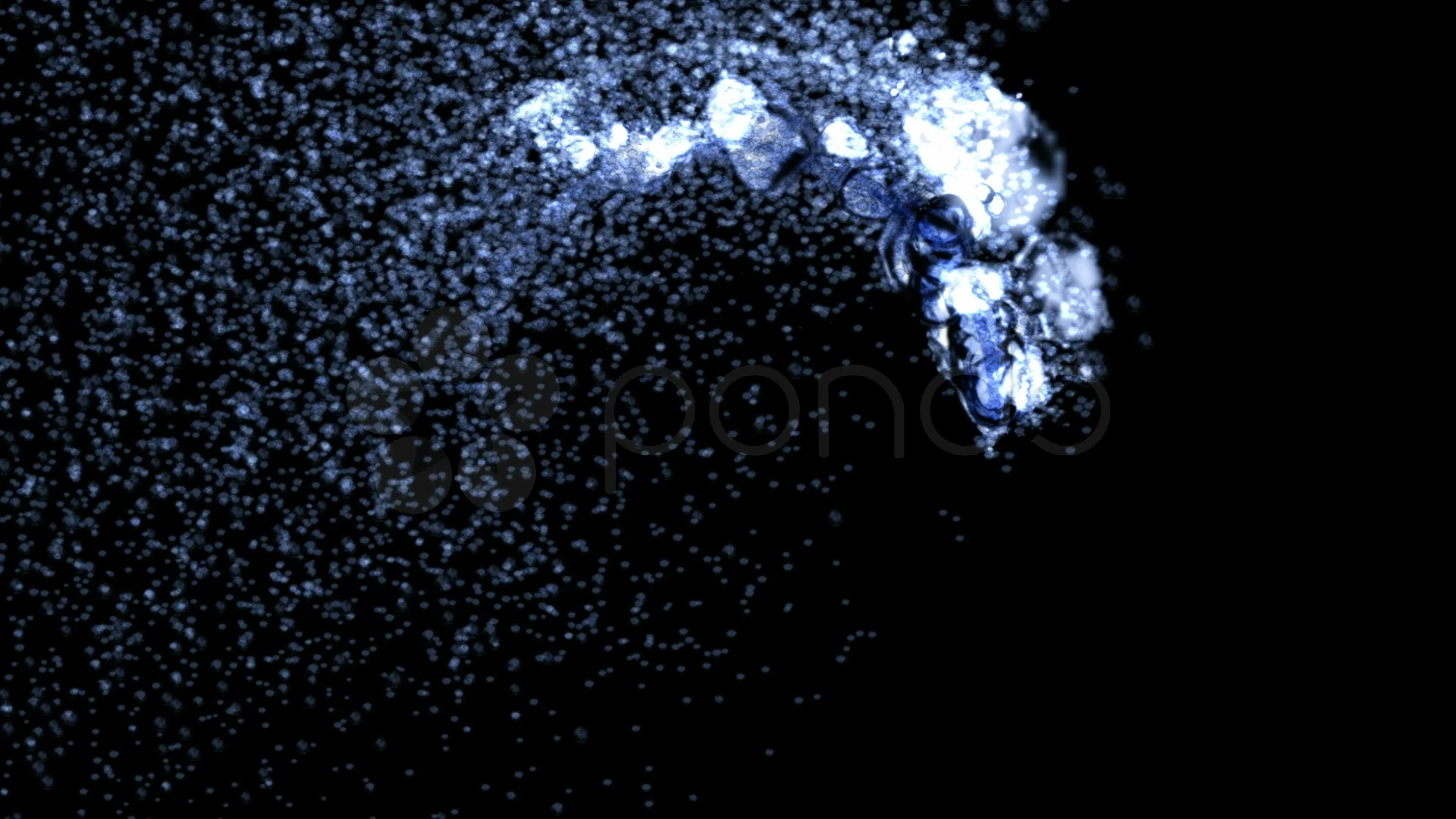 Liquid Particles Animation Liquid Particles Background Stock Video